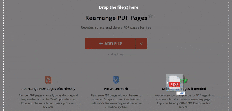 How to Rearrange Pages in PDF without Acrobat - PDF Candy